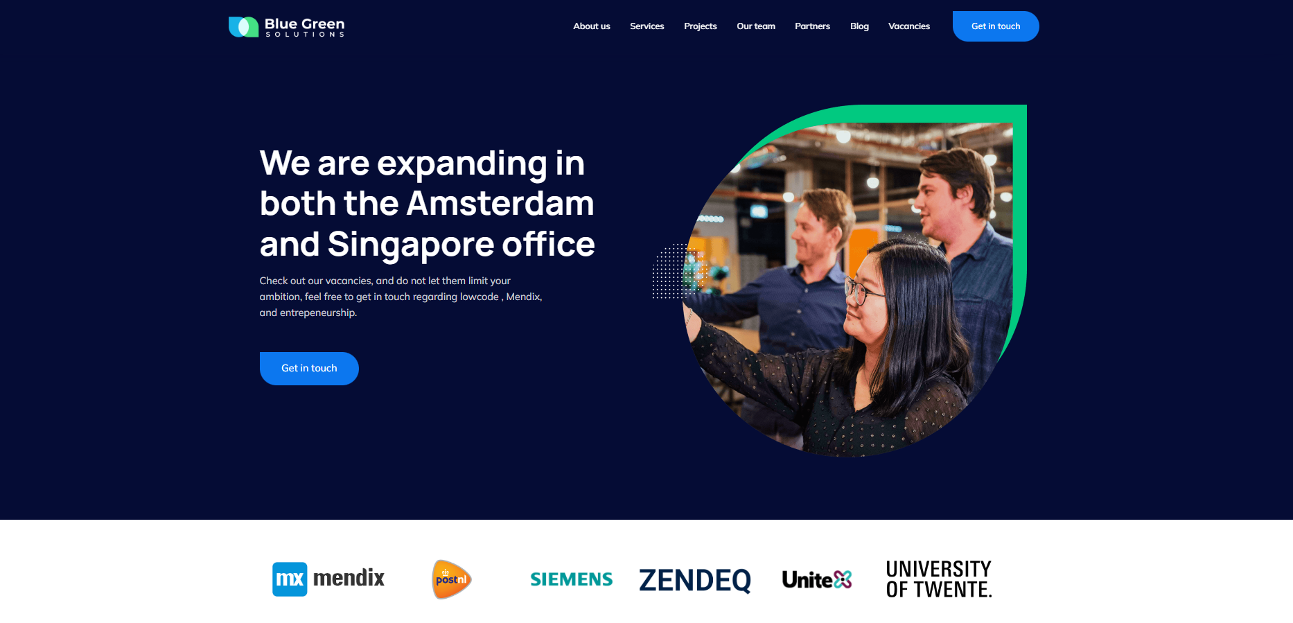 Blue Green Solutions | # 1 Mendix Expert Partner in Europe and APAC